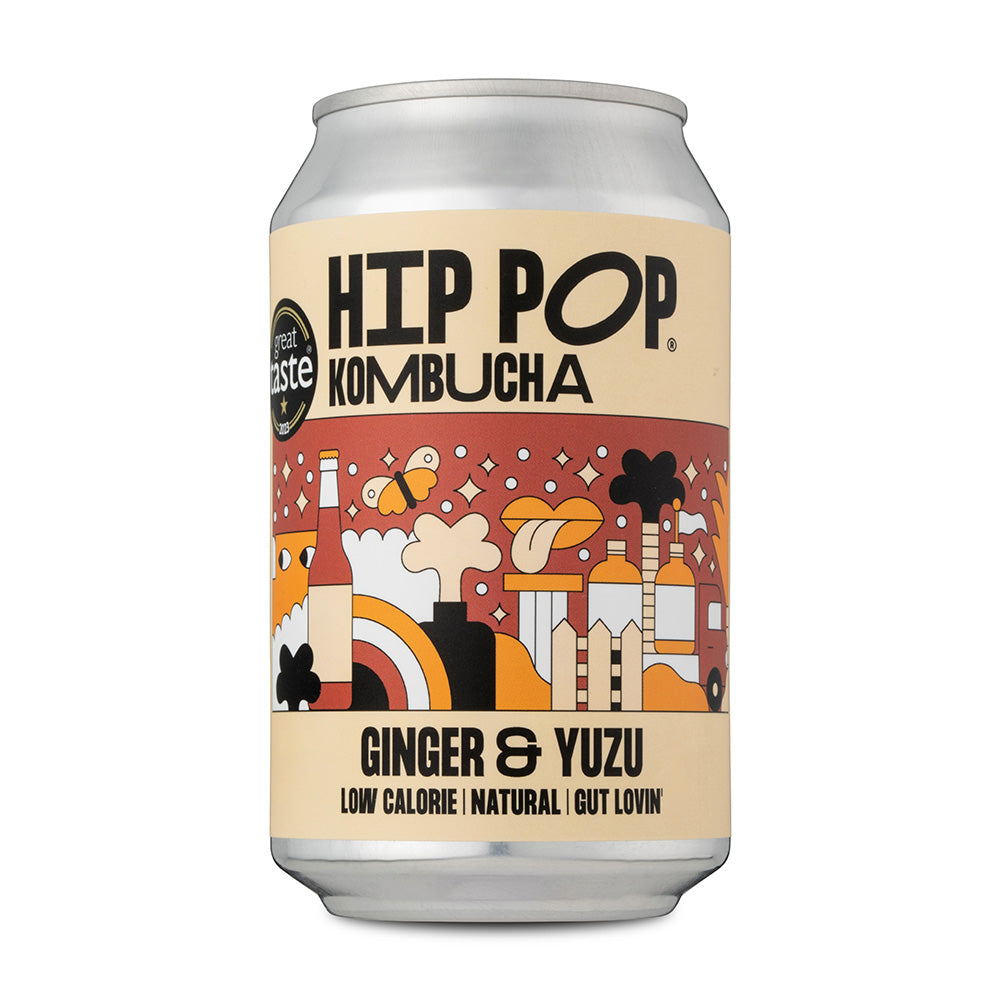 Hip Pop - Ginger & Yuzu Kombucha Cans – Stores Supply