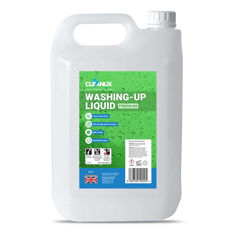 CLEANUX - WASHING UP LIQUID - 5L – Stores Supply